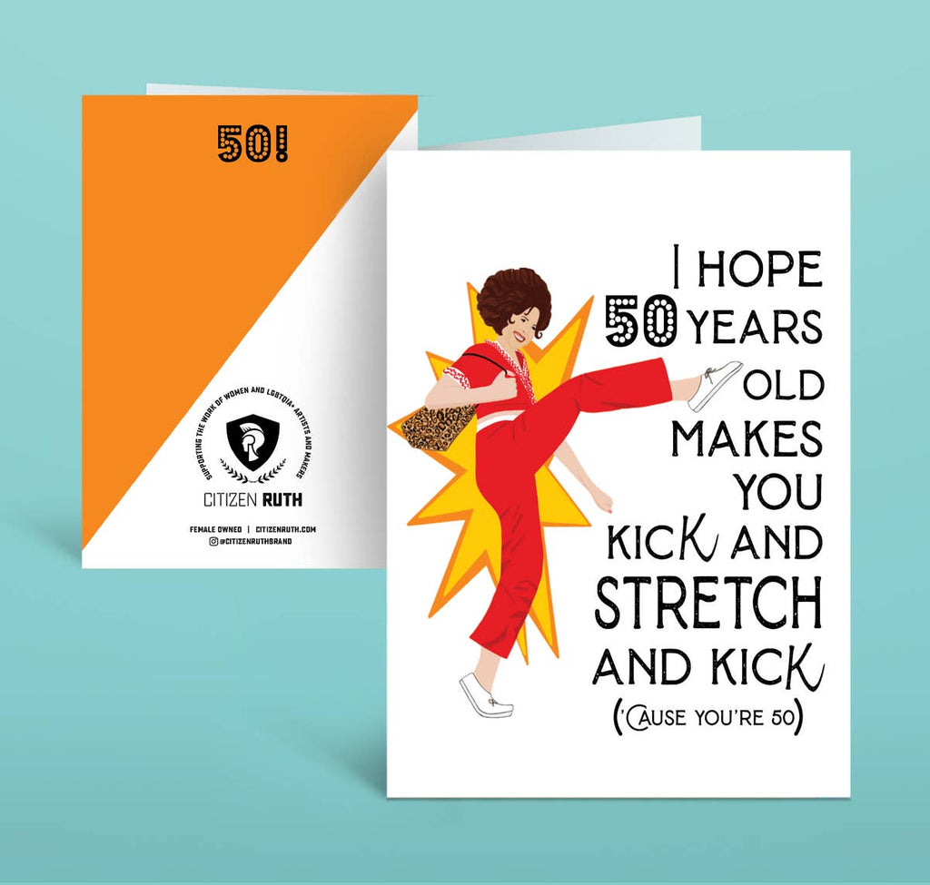 SNL I Hope 50 Years Old Makes You Kick Sally O'Malley card – Whatsoever ...