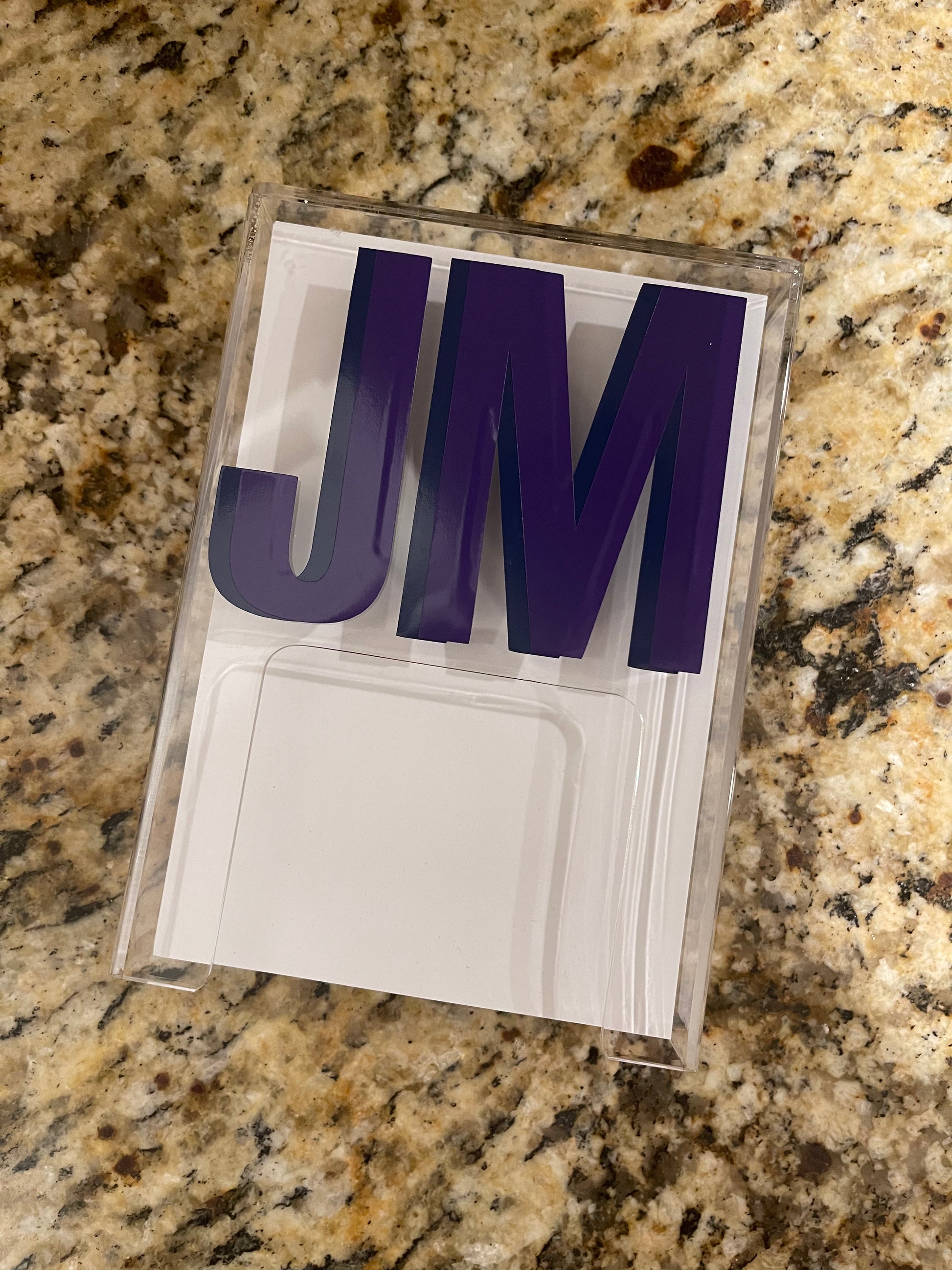 Acrylic Memo Pad Holder (Includes Paper) – Whatsoever Things